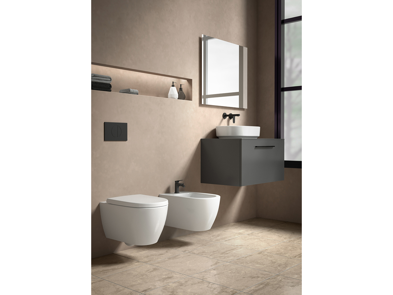 Ideal Standard Toilet Wall-Hung WC I.Life O Glossy White - Iperceramica-mt