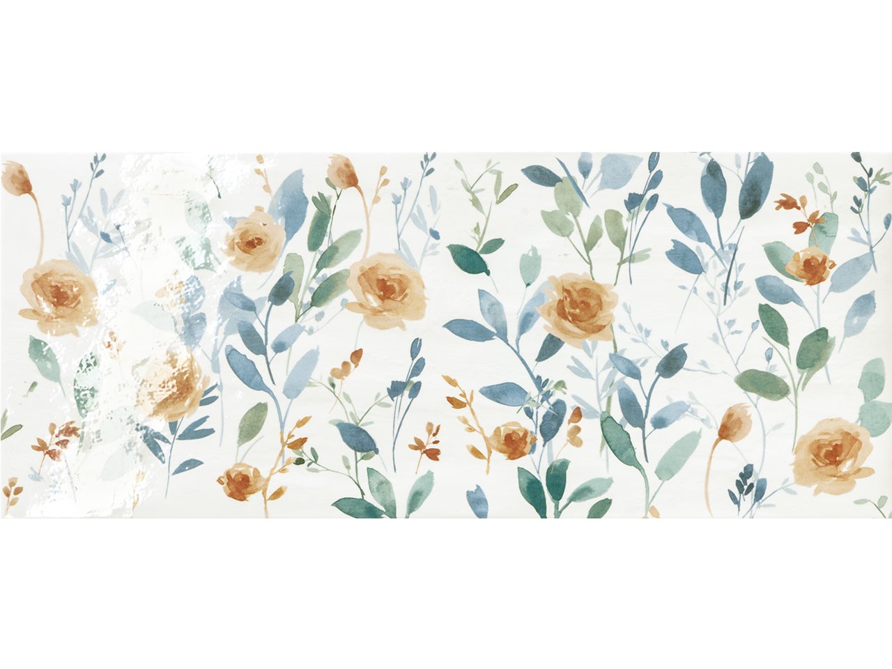 Wandverkleidung Shine Flower 25x60 Blumendekor - Iperceramica
