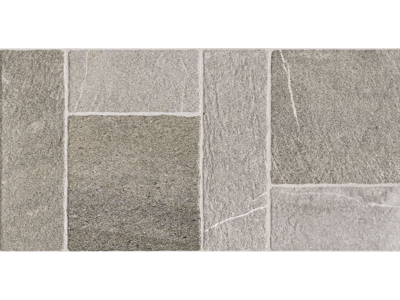 Carrelage Sioux Pave' Grey 30,8x61,5 grès cérame extérieur effet pierre ...