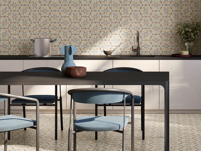 Piastrella Six Deco Tangeri Esagona 21x18,2 Gres Decorato - Iperceramica