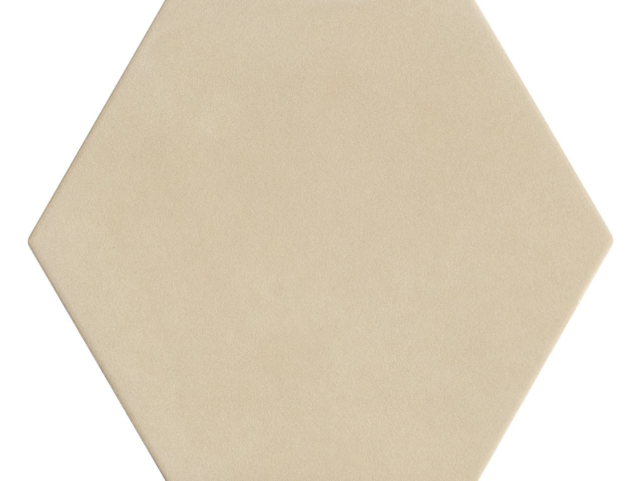 Six Sand 21X18,2 Plain Beige Hexagonal Porcelain Tile - Iperceramica