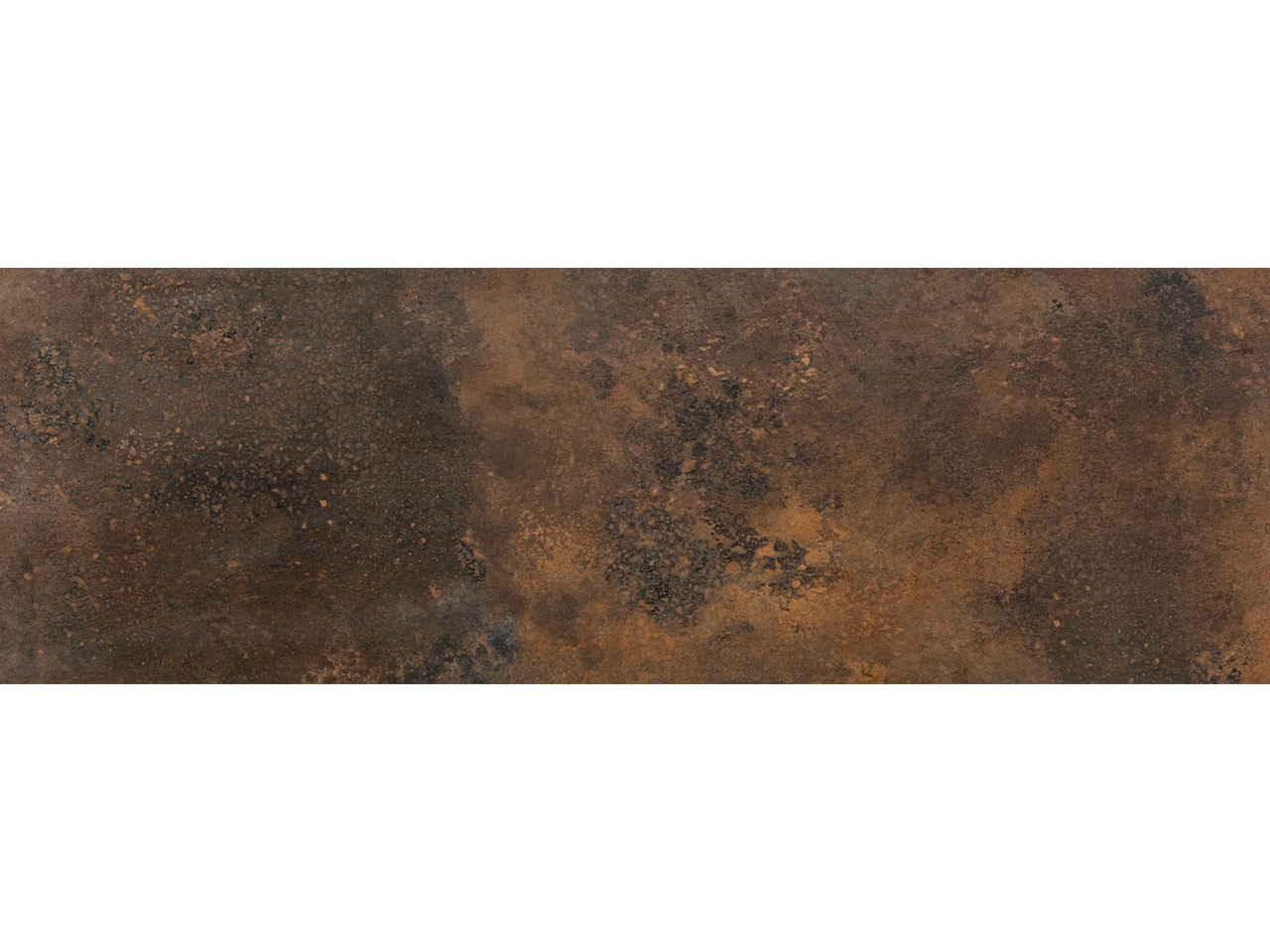 Carrelage extra-fin 3,5 mm Slim Metal Corten 50x100 grès cérame effet métal rouille - Iperceramica