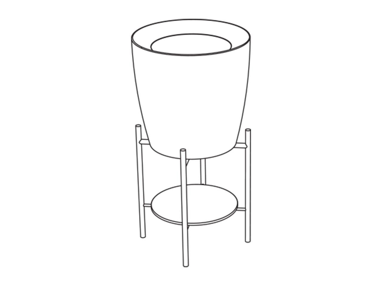 Halb-freistehender Waschbeckenunterbau Kracklite aus Edelstahl Schwarz ...