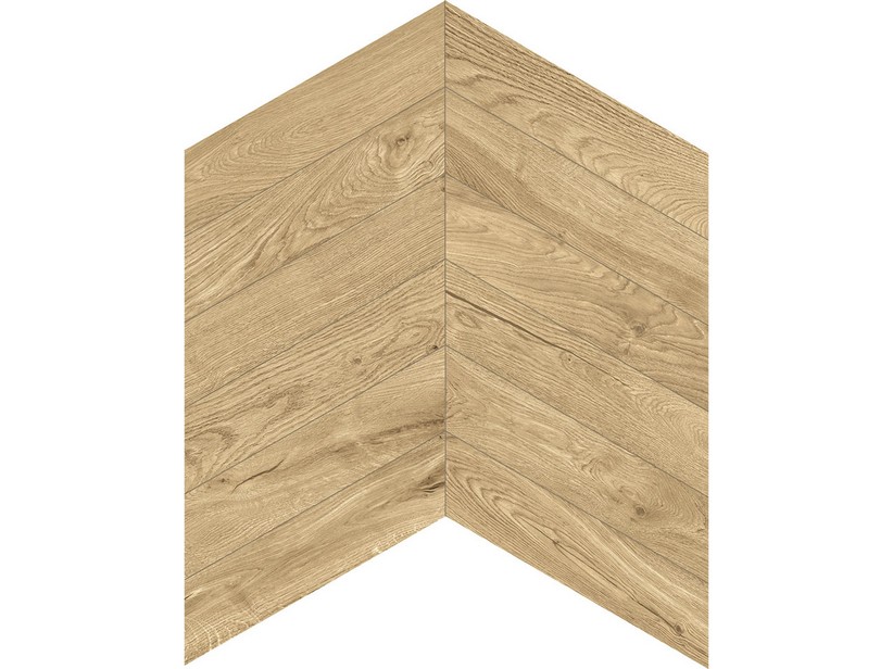 Carrelage Studio Chevron Natural 11x54 Grès cérame effet bois point de ...