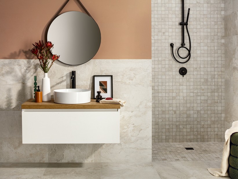 Piastrella Touchstone White 60x60 Gres Effetto Pietra Slate Bianca ...