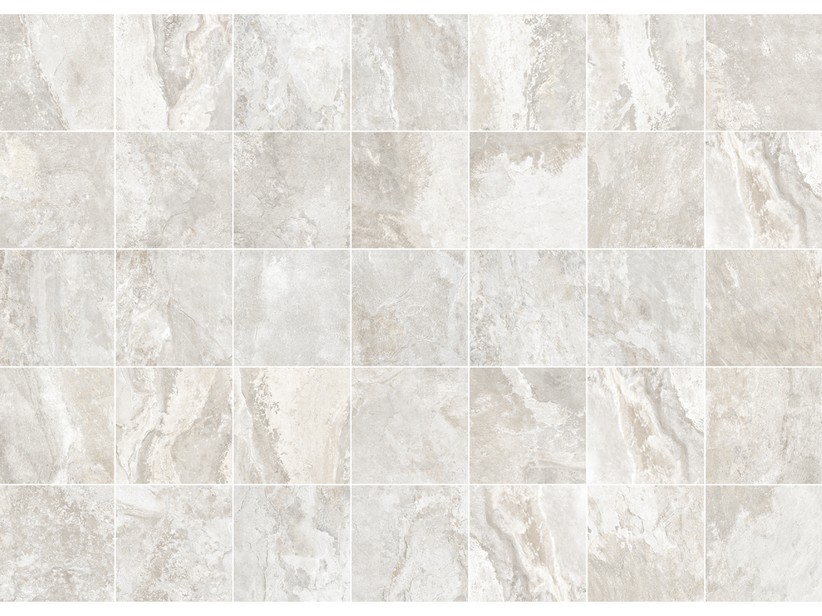 Piastrella Touchstone White 60x60 Gres Effetto Pietra Slate Bianca ...
