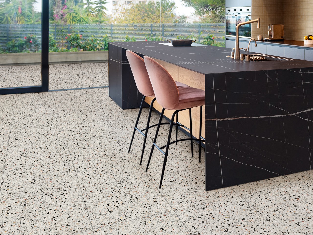 Venice White 60X60 Grit Effect Stoneware Tile - Iperceramica-mt