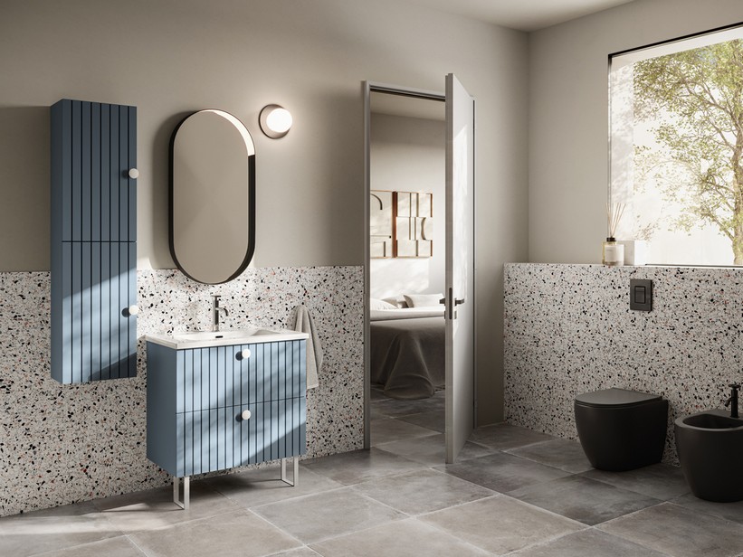 Venice White 60X60 Grit Effect Stoneware Tile - Iperceramica-mt