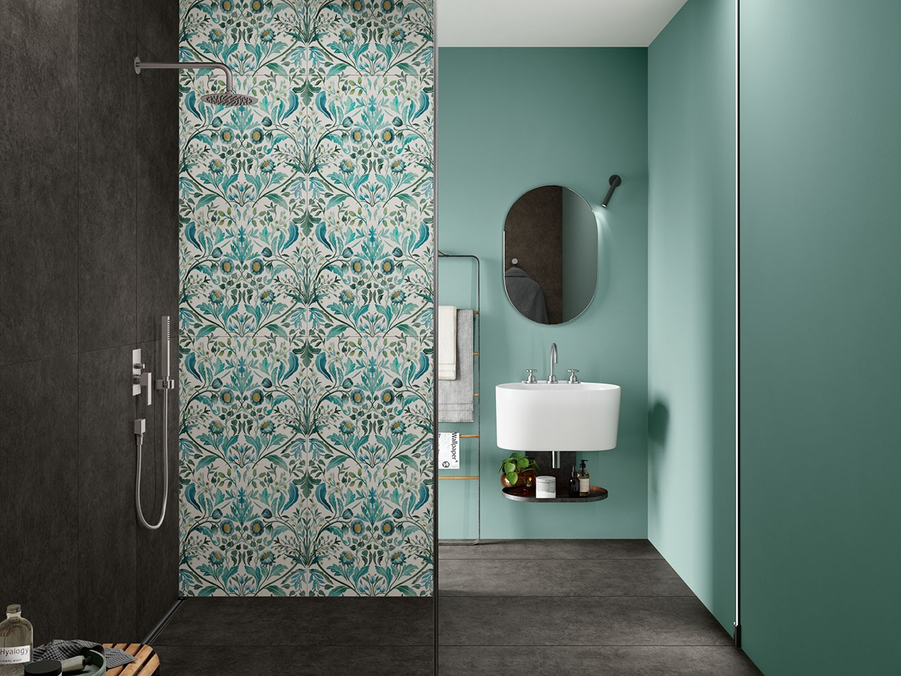 Rivestimento Wallart Liberty White Gres Sottile Decoro Effetto Carta da ...