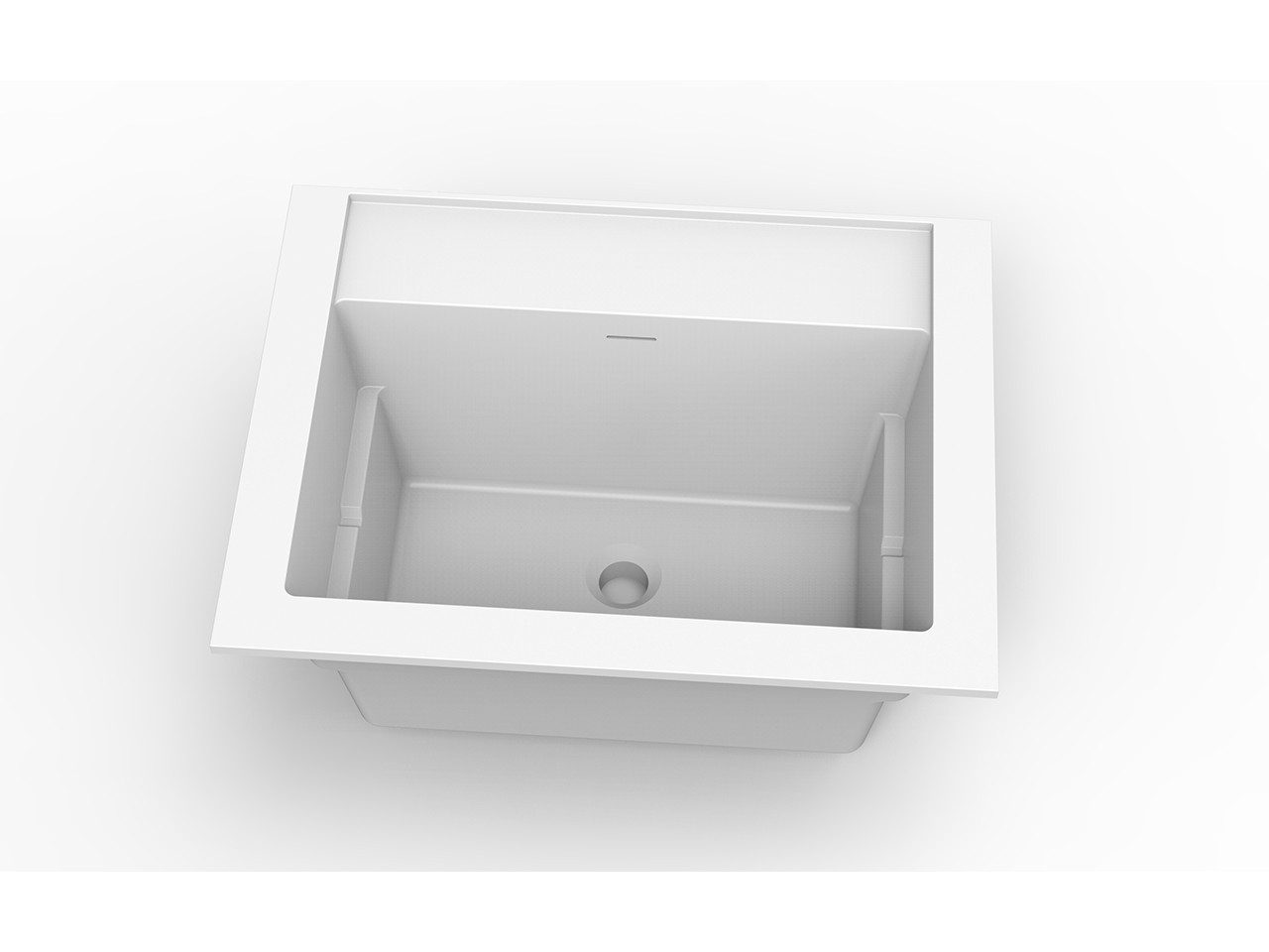 Lavabo Wash 60x46 TeckStone Bianco Lucido - Iperceramica