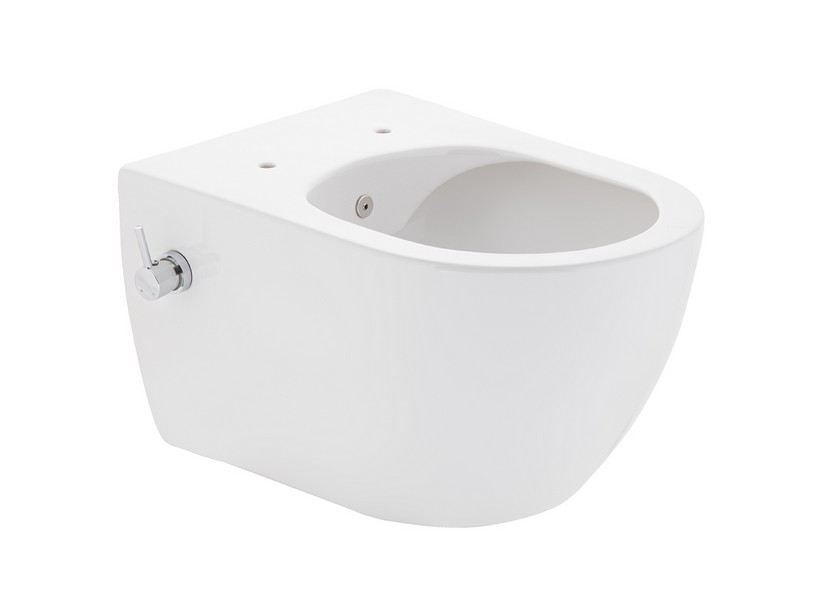 Hänge-WC/-Bidet Como spülrandlos Weiß - Iperceramica