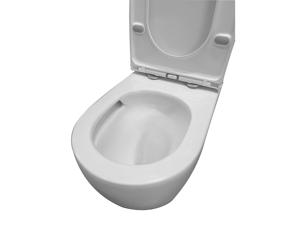 Wall-Hung Vortex Toilet Moon Glossy White - Iperceramica-mt