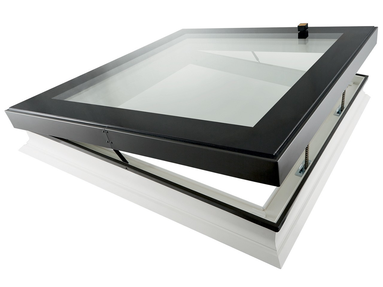 On Top PVC White 60X60 Electric Opening Roof Window - Iperceramica-mt