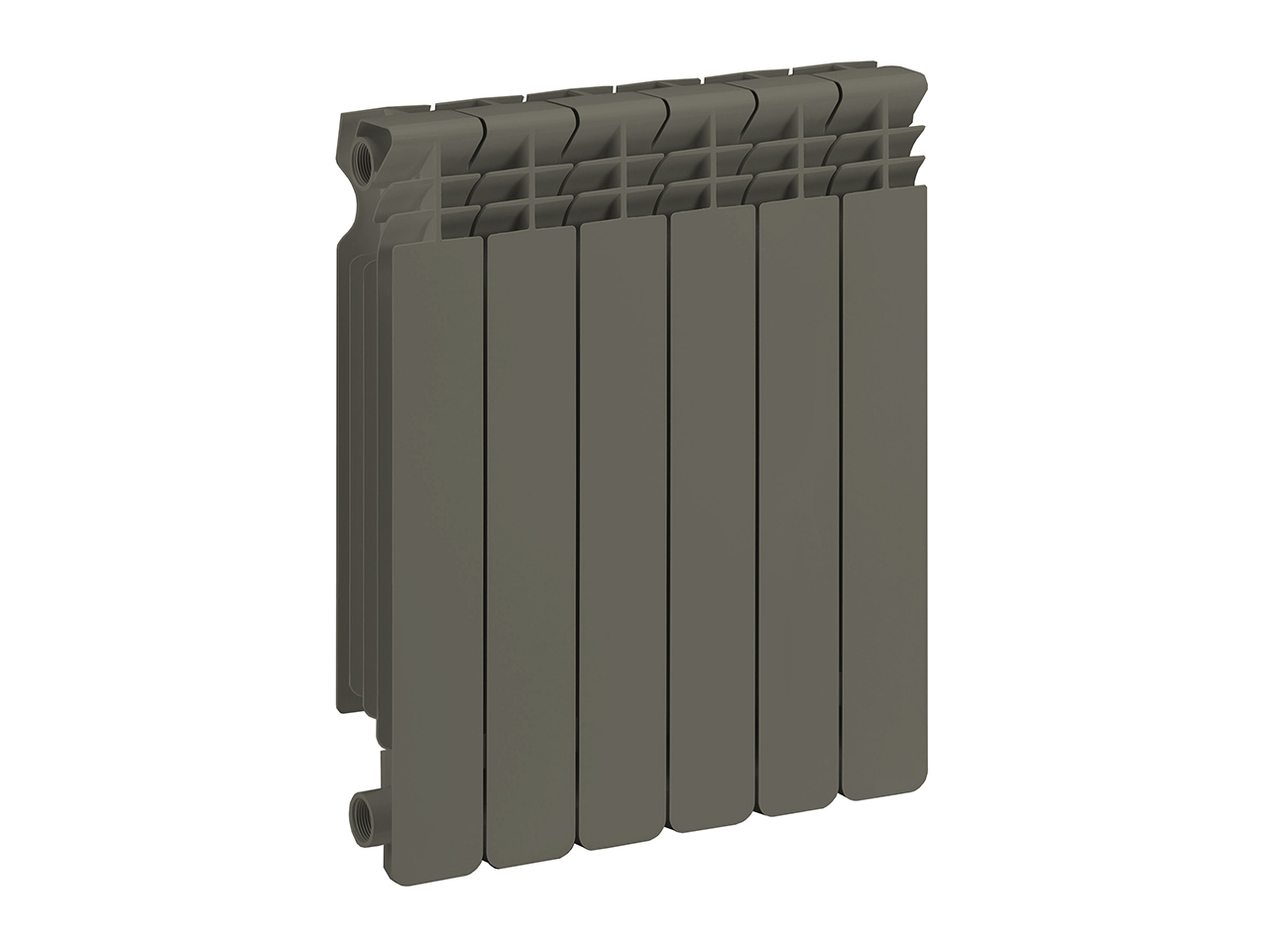 Radiatore Alluminio Tubolare Helyos Evo Color 6 Elementi 798W Grigio ...