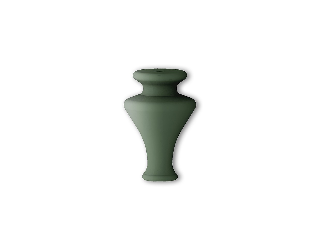 Kit 2 Piedi Classic H12cm Verde Opaco - Iperceramica