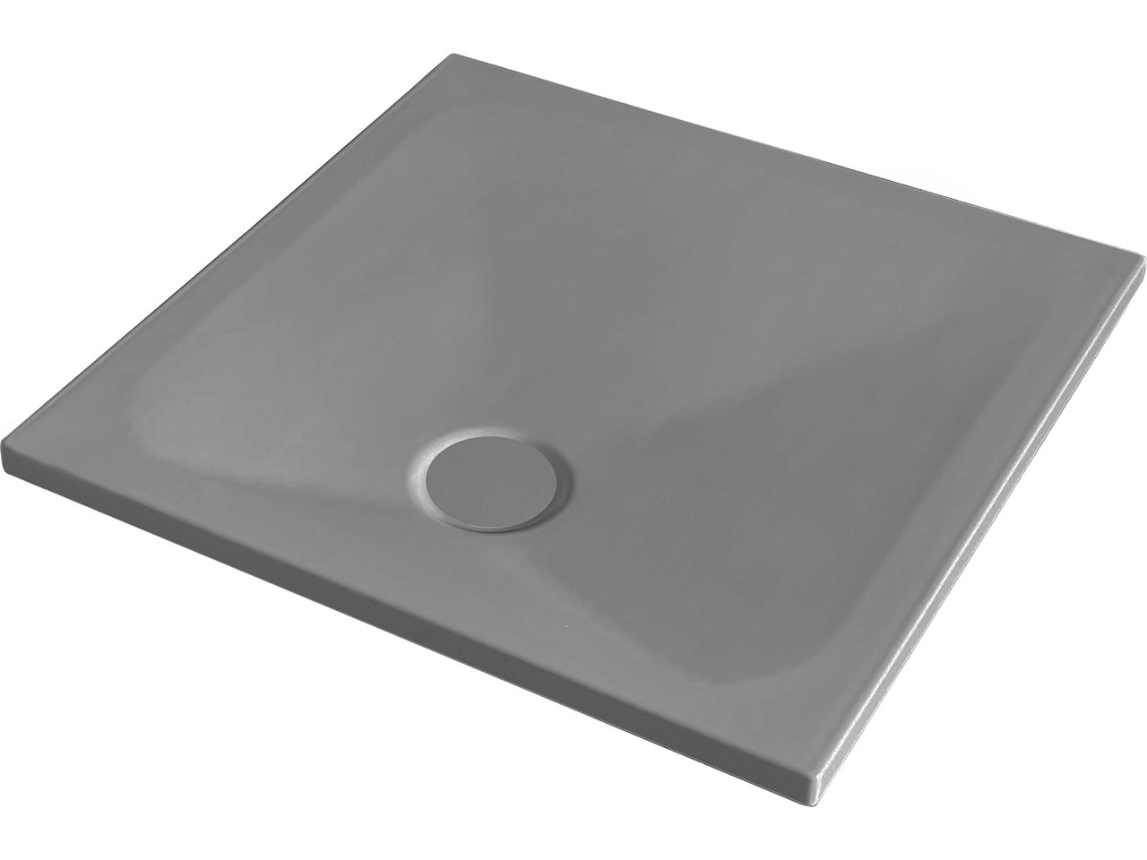 Duschwanne Puro Quadratisch 80x80 Anthrazit Matt - Iperceramica