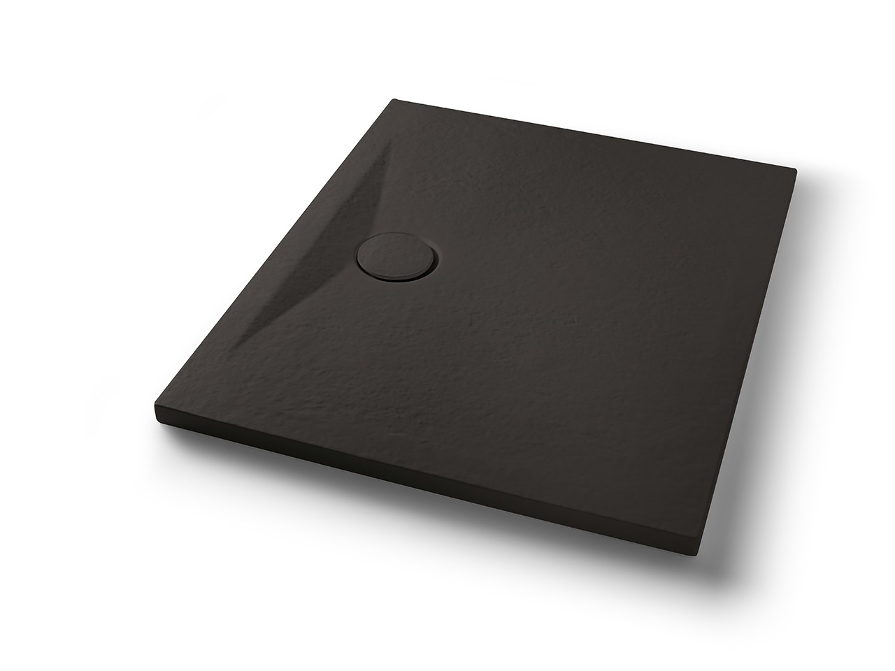 Receveur de douche Appia rectangulaire 100x80 en céramique effet pierre ...