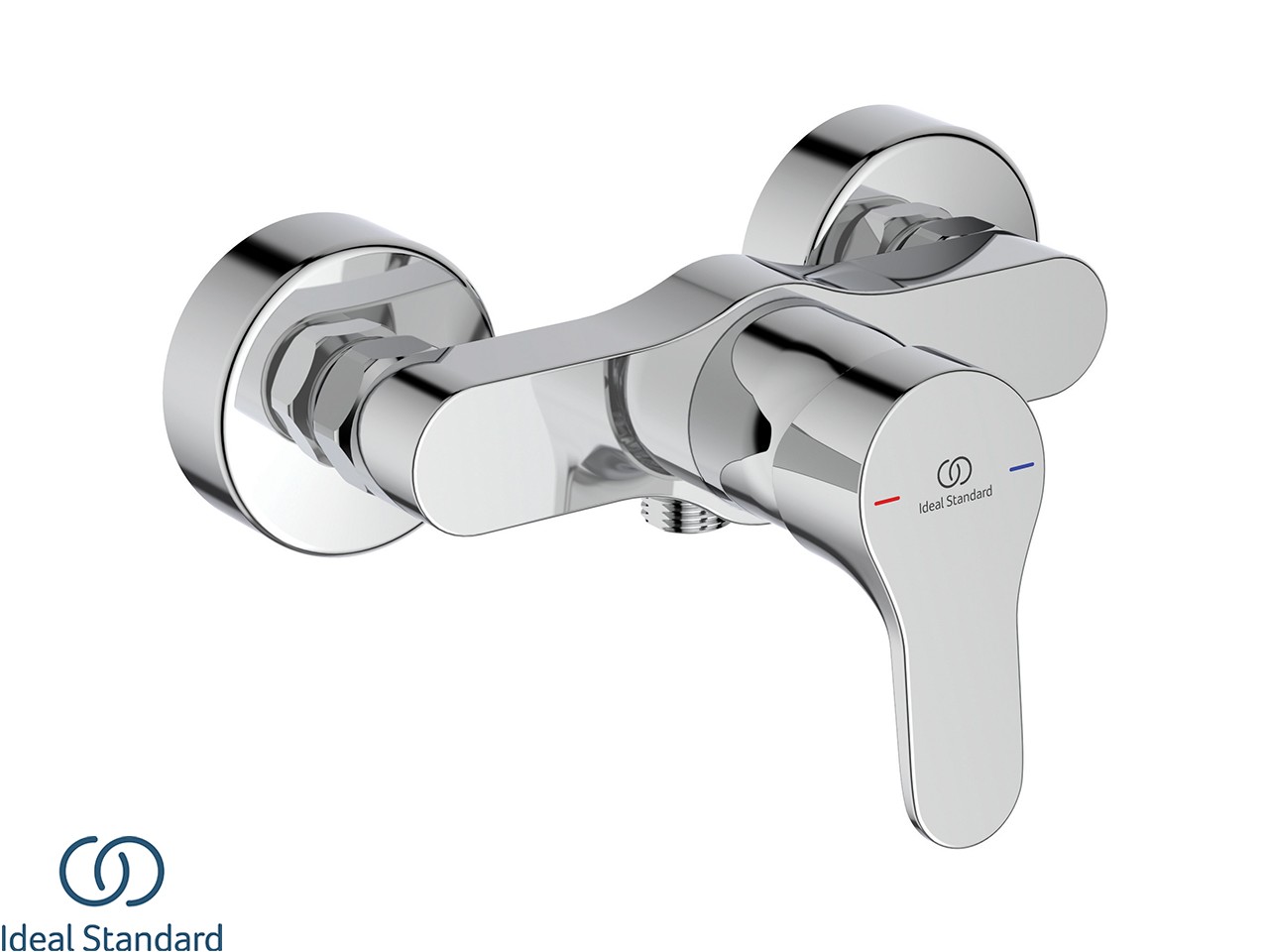Cerabase External Shower Mixer Chrome - Iperceramica-mt