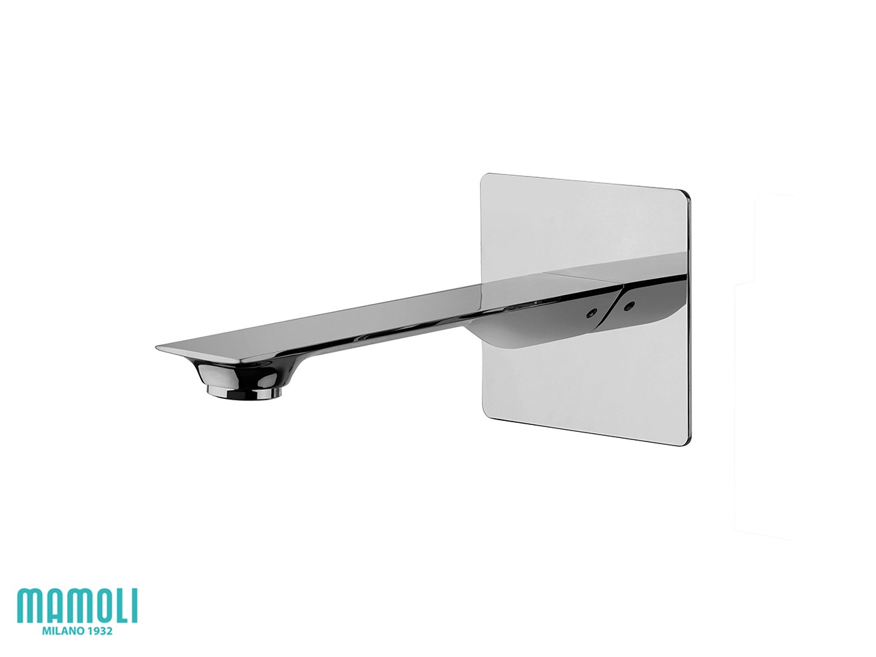 MICHELA SHAPE WALL-MOUNTED SPOUT CHROME - Iperceramica