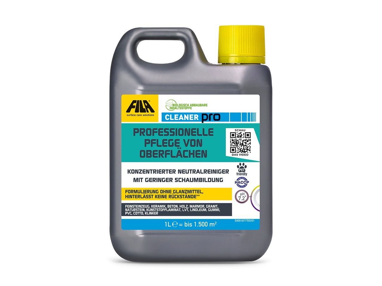 Fila Cleaner Pro 1 lt Professionelle Pflege von Oberflächen - Iperceramica