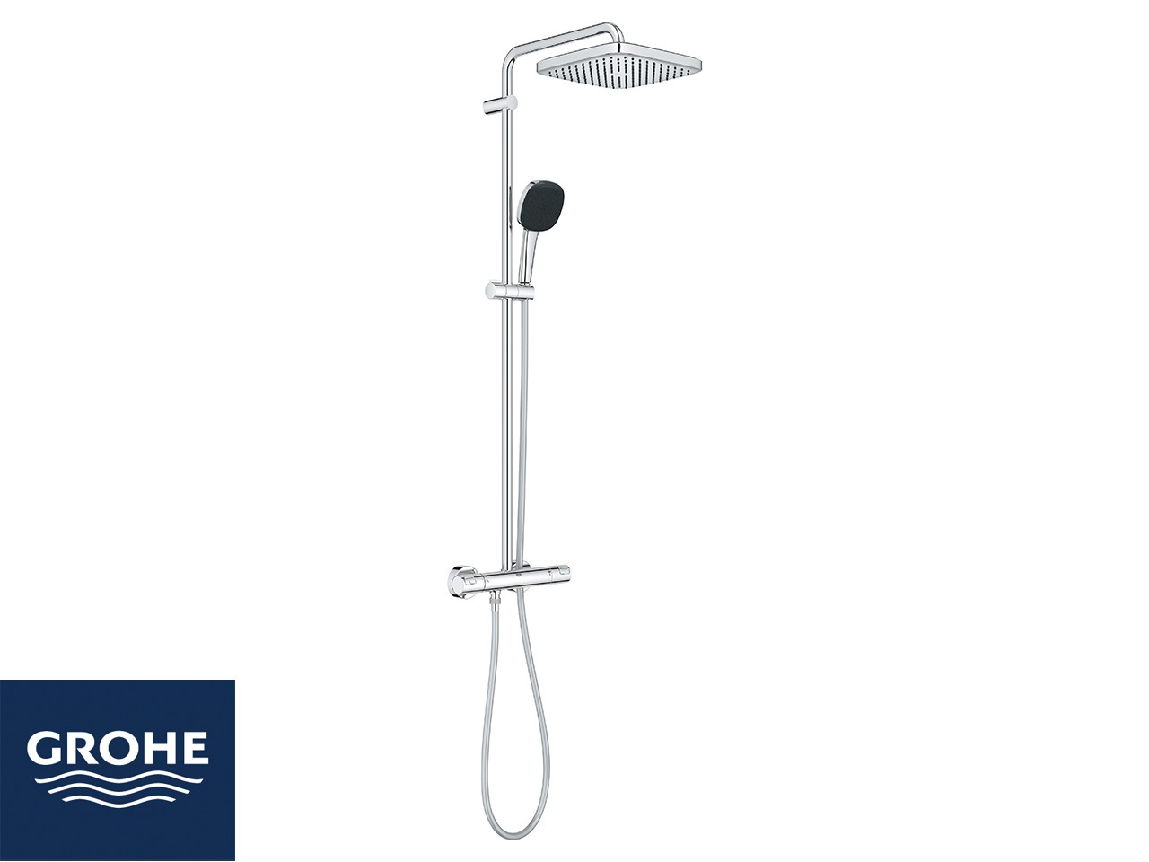 Colonne de douche Grohe® Vitalio Start Cube 250 avec douchette 110 et ...