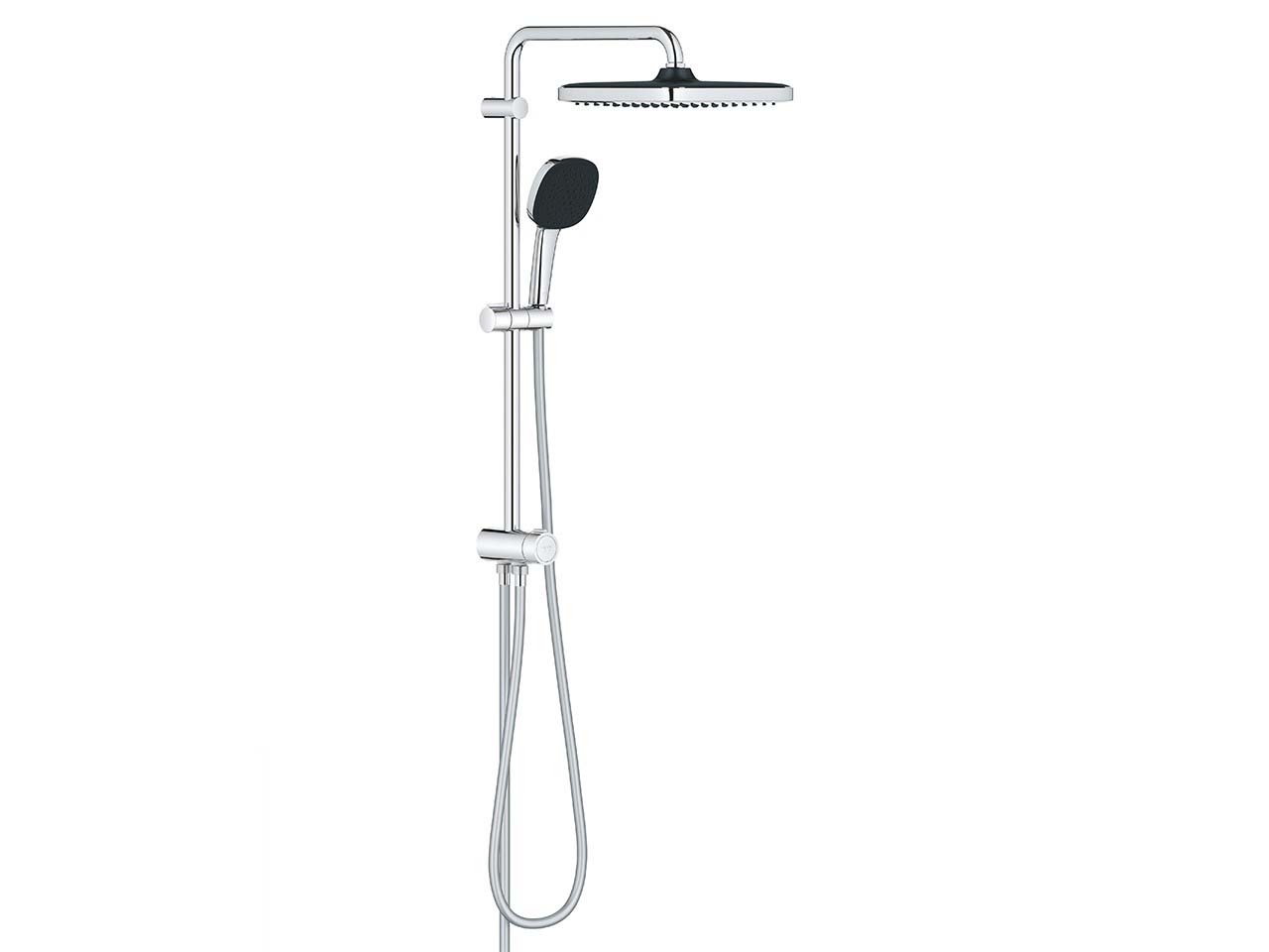 Grohe Mixer Vitalio Start Cube 250 Shower Column with Handshower 110 ...