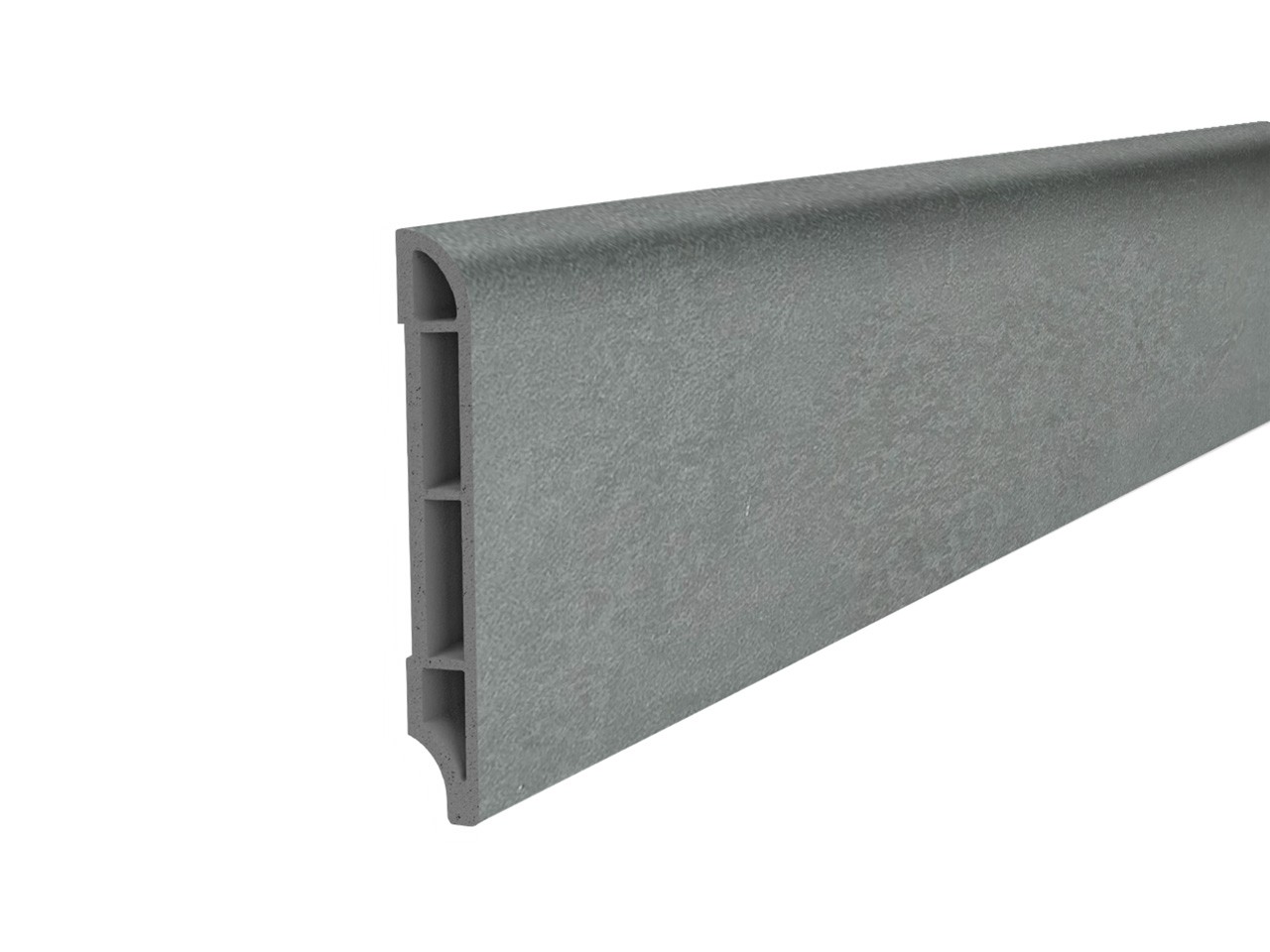 Gbs Lvt Beton Anthracite Skirting Board 70X2400 - Iperceramica-mt