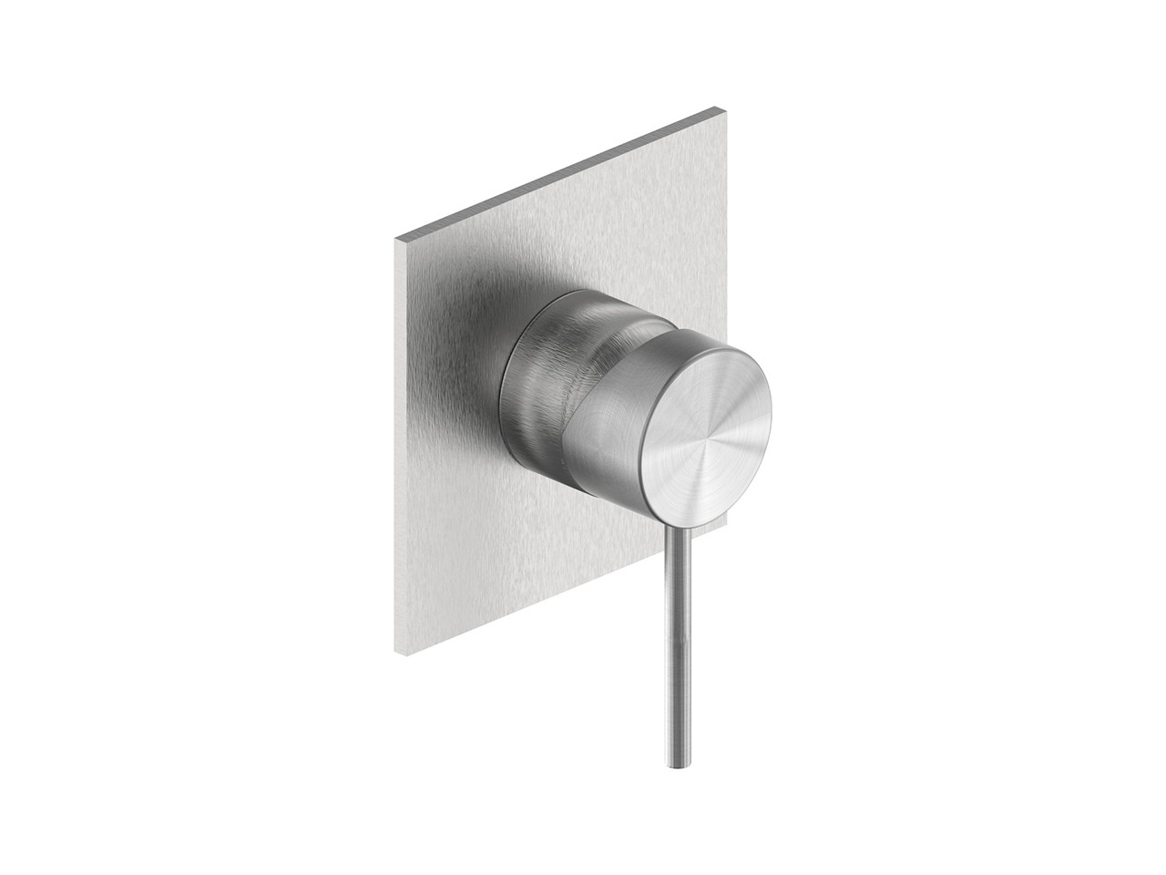 Soulinox 1-Way Built-In Shower Mixer Plate in Brushed Stainless Steel ...