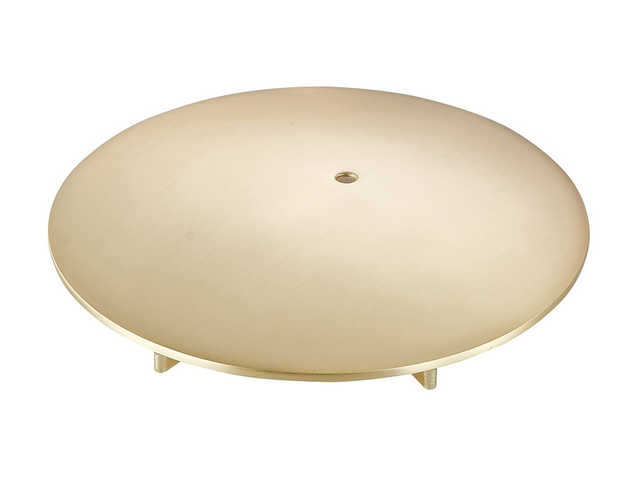 Low Round cap in Brass with Brushed Soft-Gold finish - Iperceramica