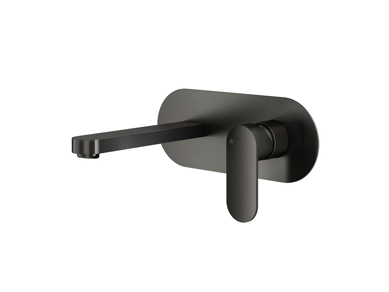 Miscelatore per Lavabo a Muro Olmo Gun Metal - Iperceramica