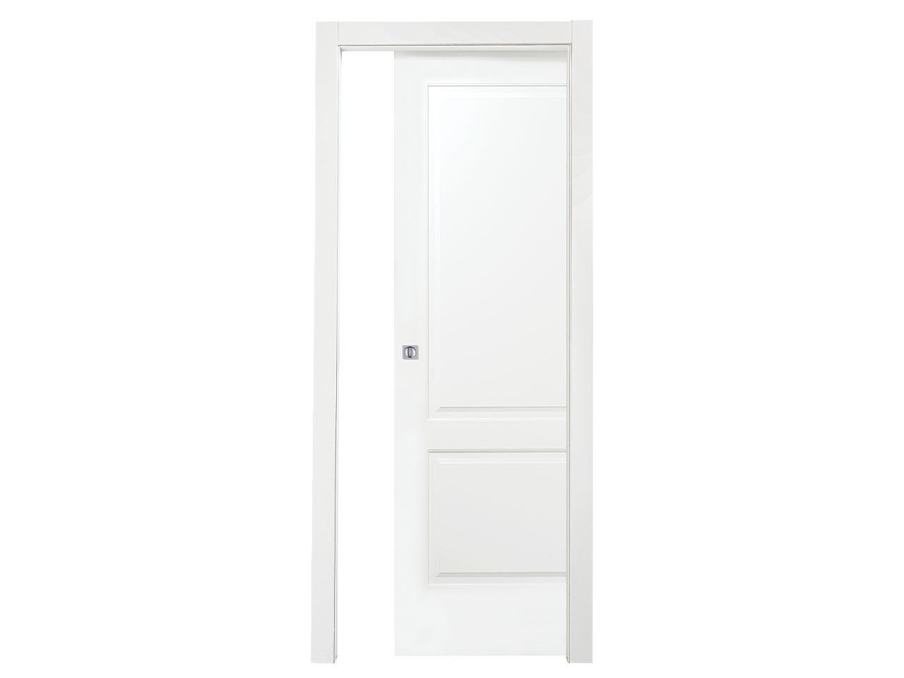 Porta Scorrevole Chelsea 90xH210 cm Laccata Bianca - Iperceramica