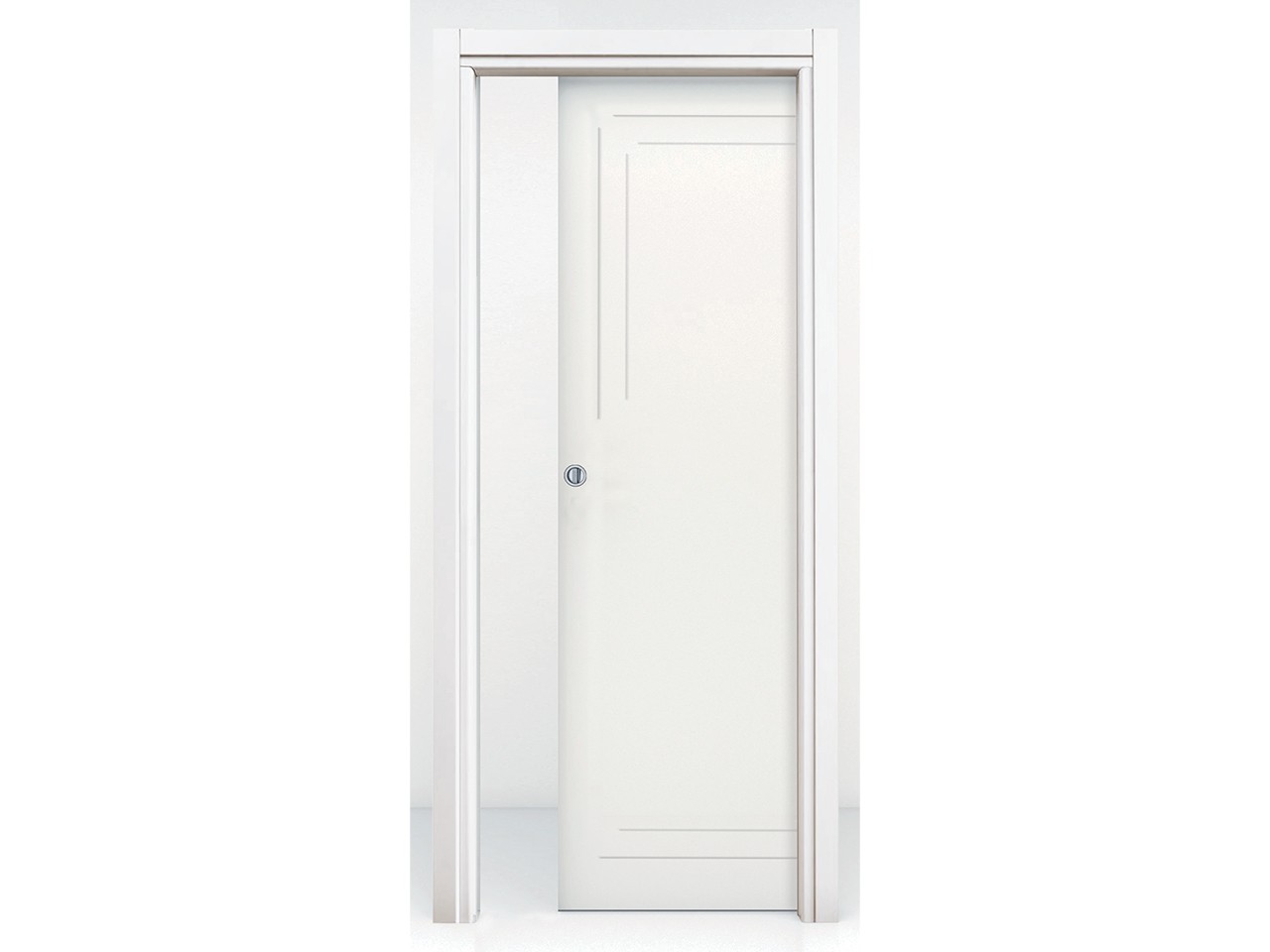 Porta Scorrevole Classic Spot 90xH210 cm Laccata Bianca - Iperceramica