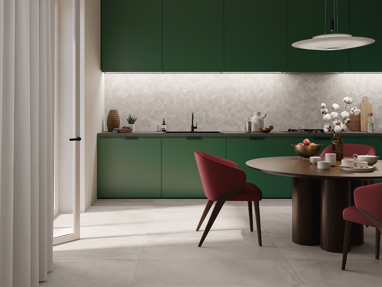 Concept Tile Warm Grey 60x120 Stoneware Cement Effect Grey ...