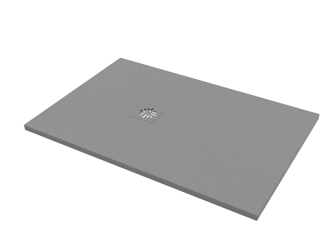 Crypto Rectangular Shower Tray cm 70X90 H2,5 Resin Grey - Iperceramica-mt