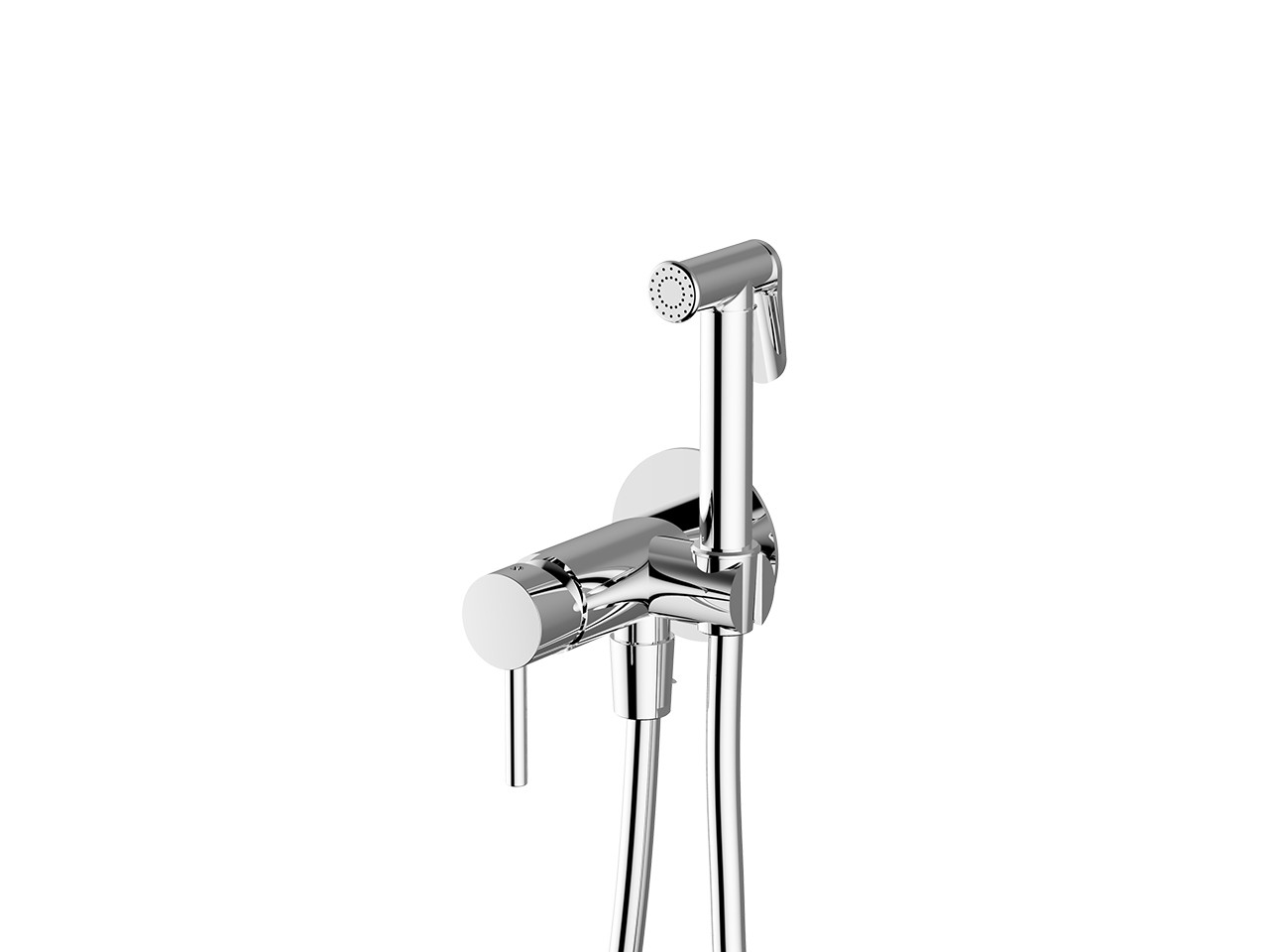 WC-Handbrause Detroit mit Armatur Chrom - Iperceramica