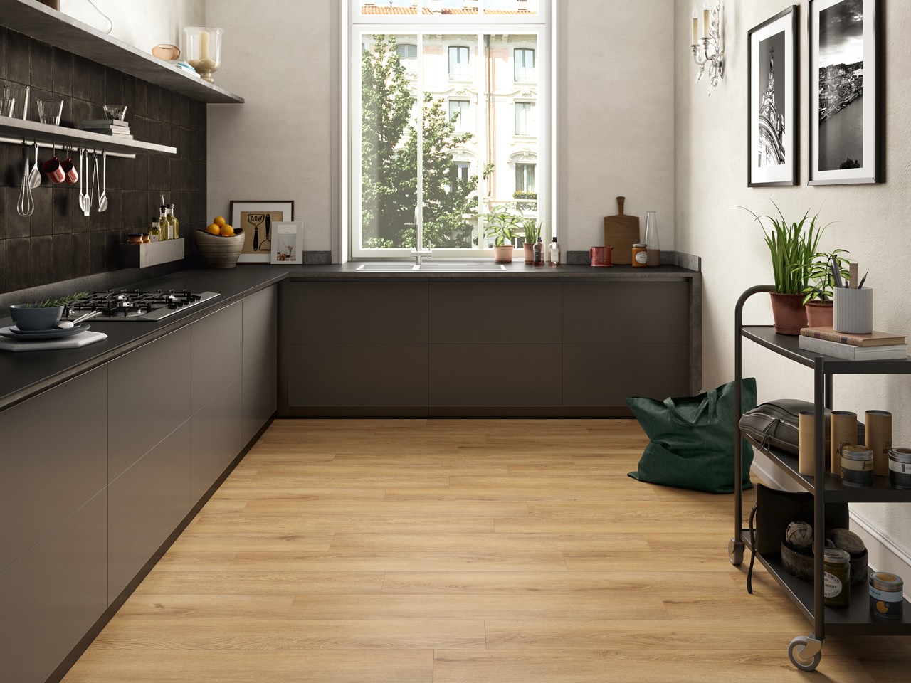 Spc Evolution Gold Wood-Effect Flooring Oak Honey - Iperceramica