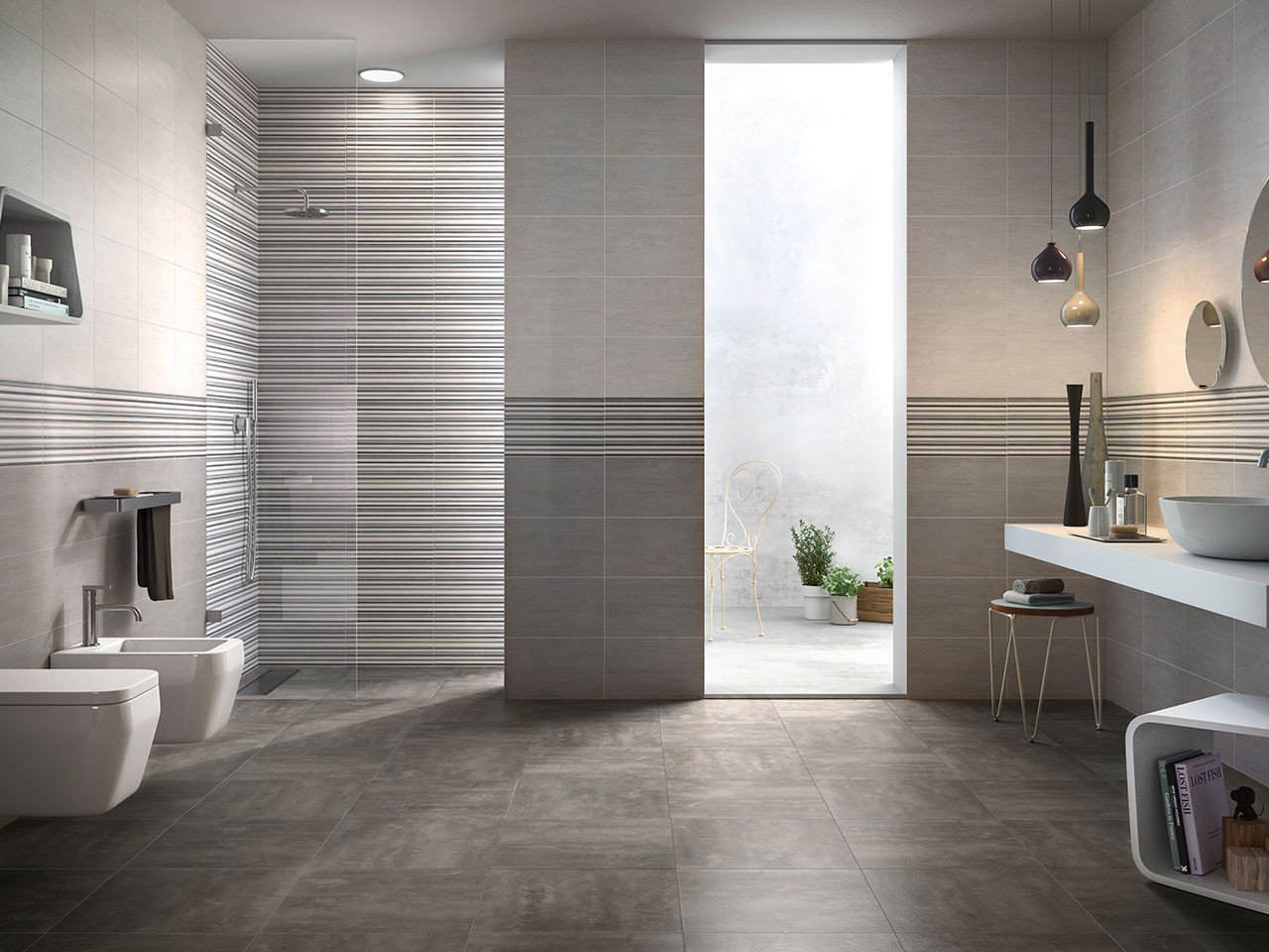 Forest Gray Tile 25X40 - Iperceramica-mt