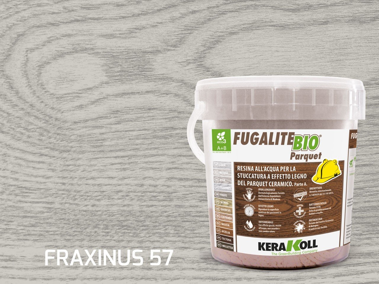 Kerakoll Fugalite Bio parquet Fraxinus 57 3Kg - joint epoxy - Iperceramica