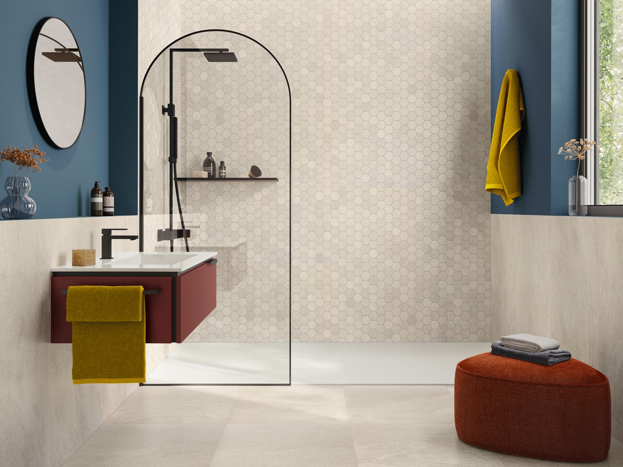 Piastrella Geology White 60x60 Gres Tutta Massa Effetto Pietra Bianco ...