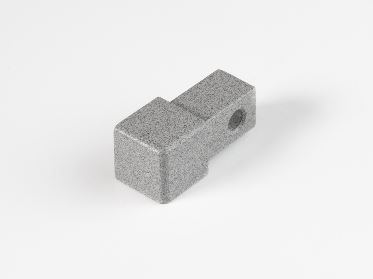 Global Square Terminal Capsules In Concrete Aluminium Grey Finish ...