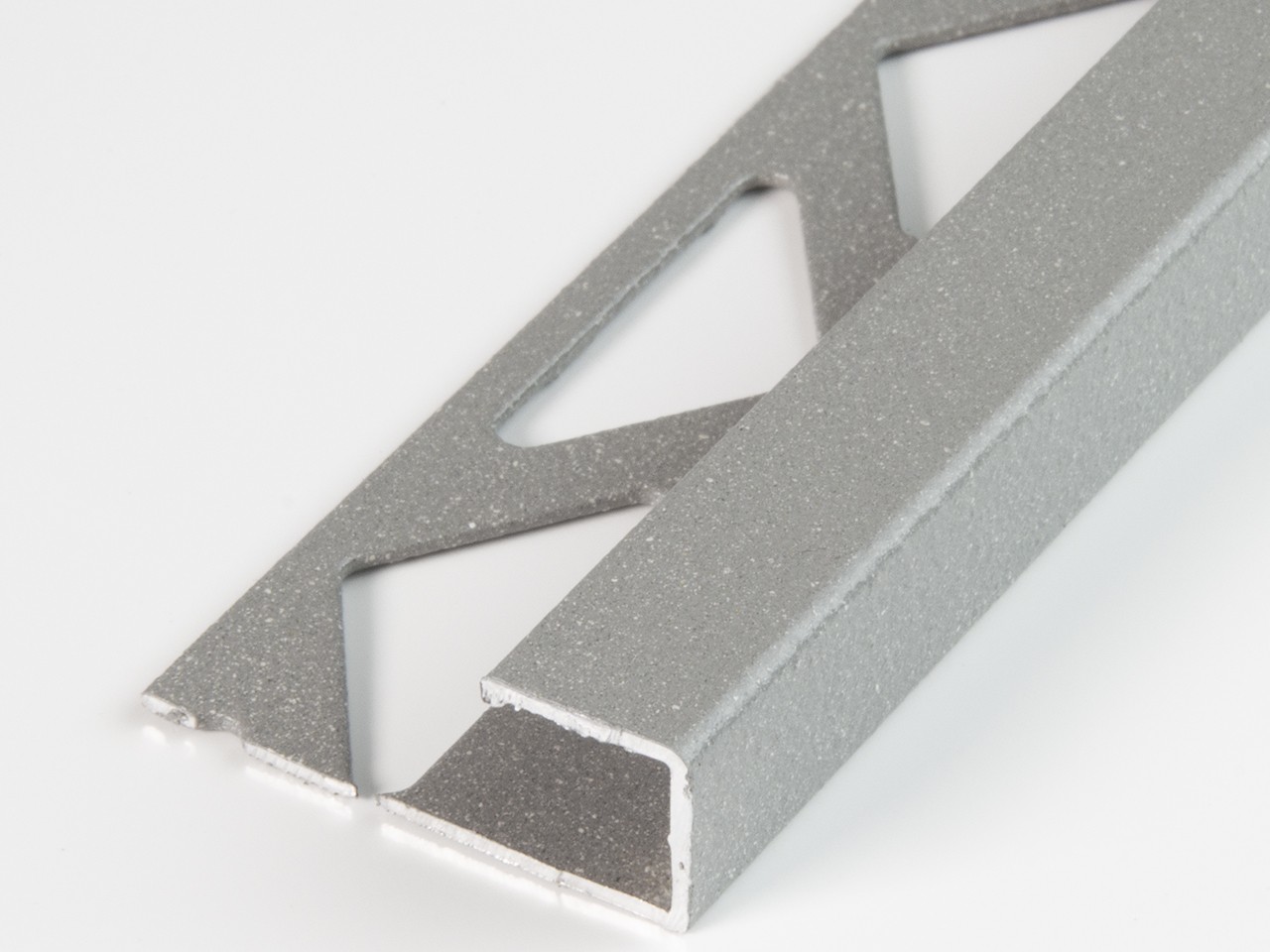 Profilé d’angle Global Square aluminium Concrete gris clair épaisseur ...
