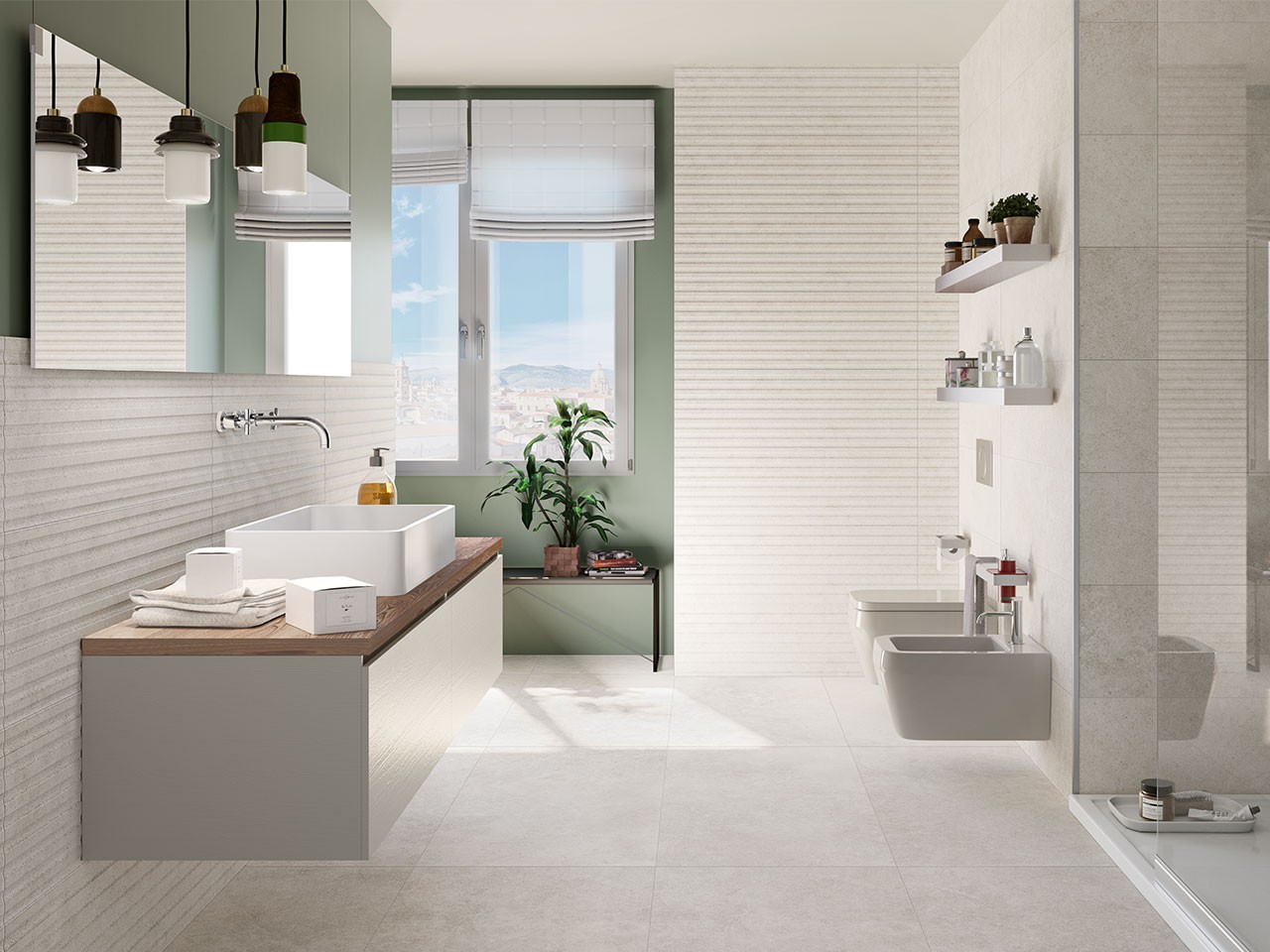 Rivestimento Highlands Wall Ivory 33x100 Effetto Pietra Avorio ...