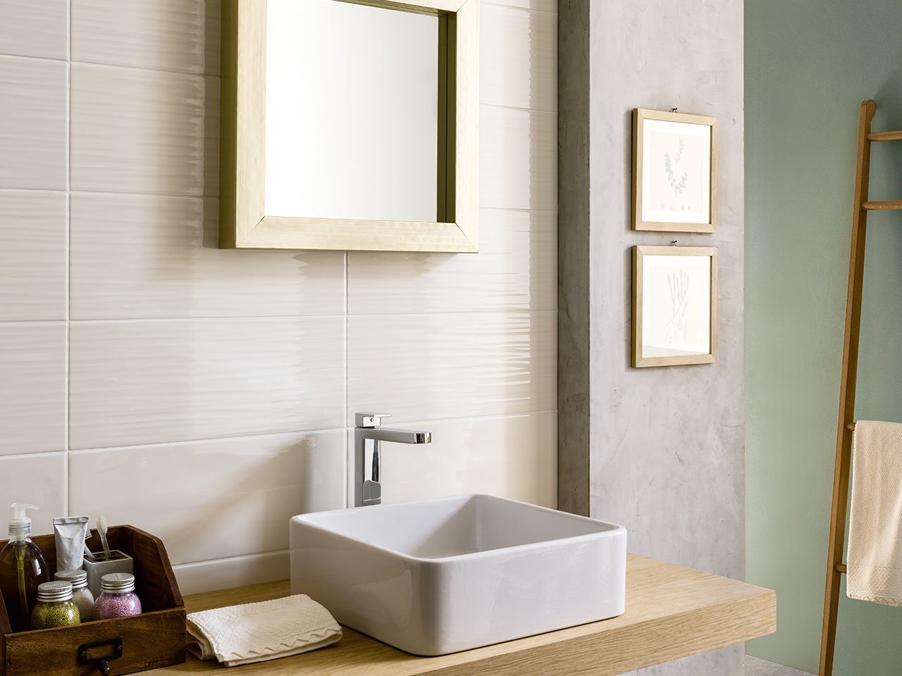Lagoon White 20X50 Gloss White Tile - Iperceramica-mt