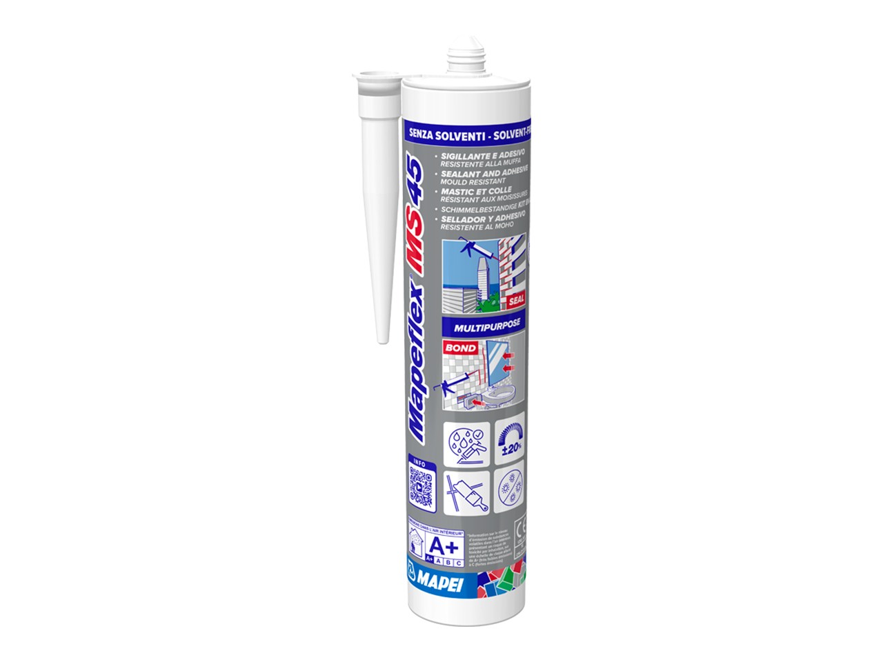 Mapei Mapeflex MS45 blanc 300 ml - Mastic - Iperceramica