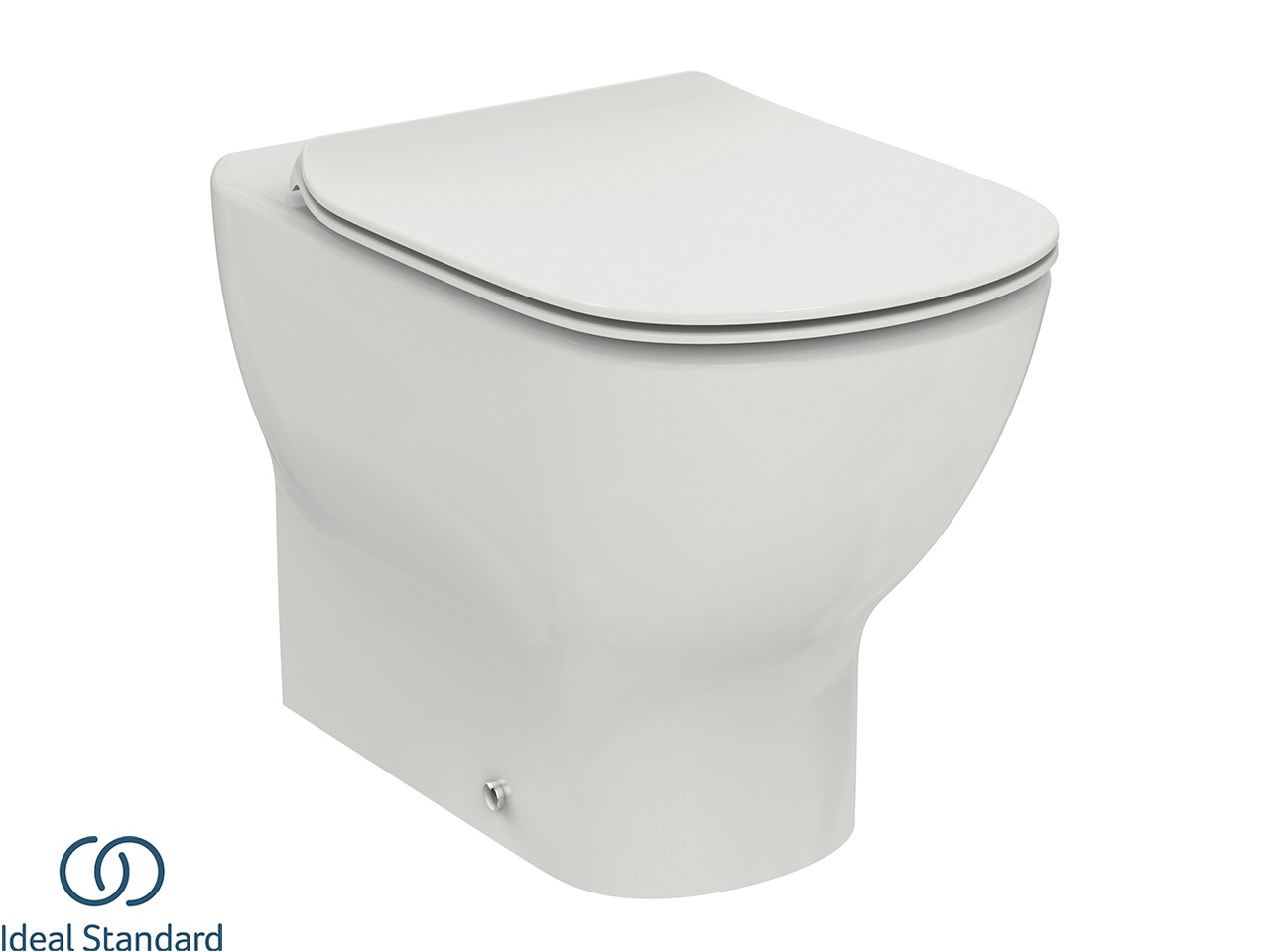 IDEAL STANDARD® TESI AQUABLADE BACK-TO-WALL PAN WITH SEAT MATT SILK ...