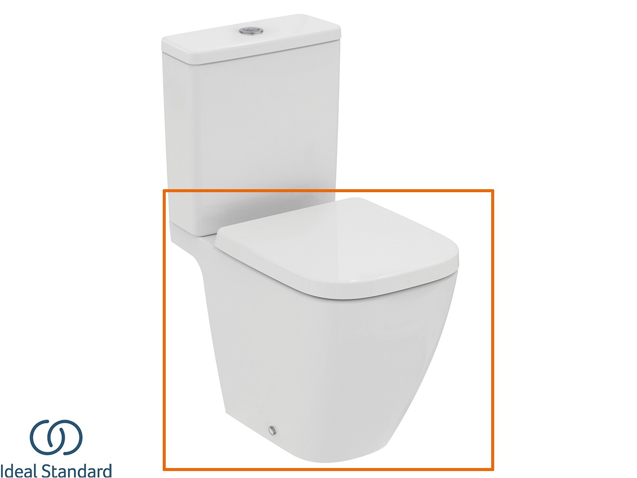 WC monobloc Ideal Standard® i.Life S rimless blanc - Iperceramica