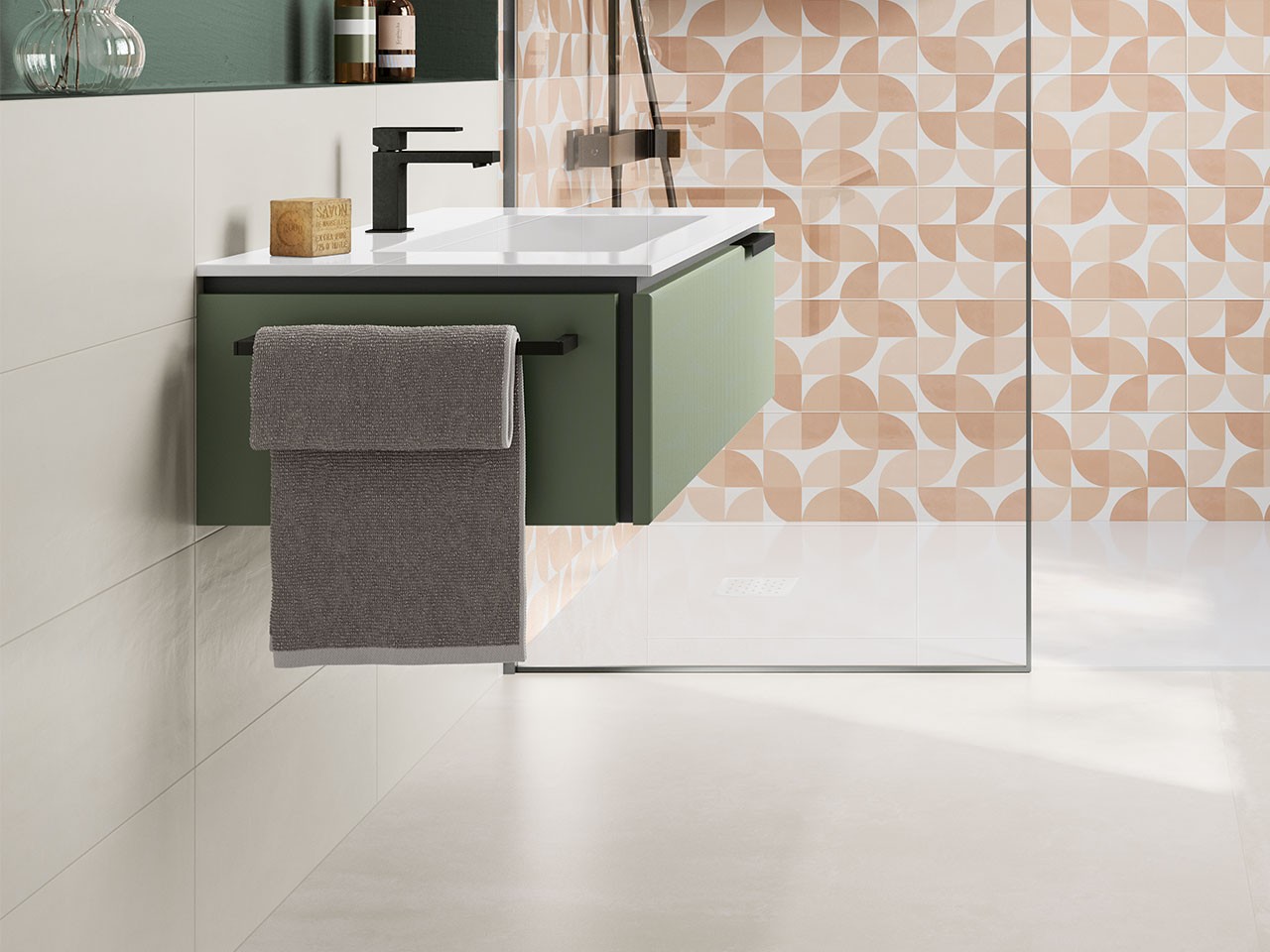 Carrelage mural Move White 25x60 teinte unie blanc mat - Iperceramica