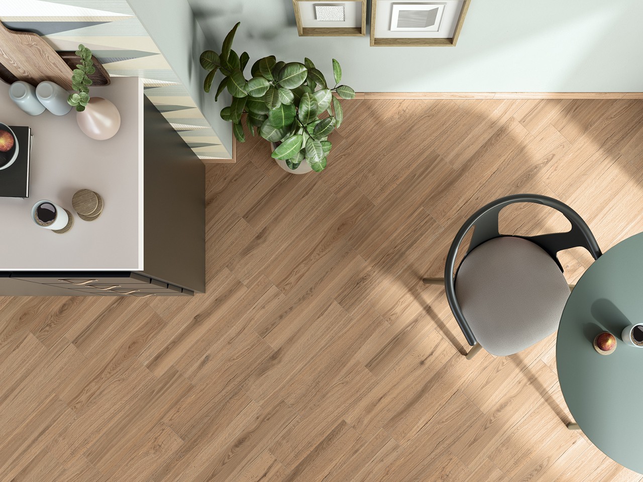 Piastrella Nebraska Natural 15,2x60,5 Gres Effetto Rovere Dorato ...