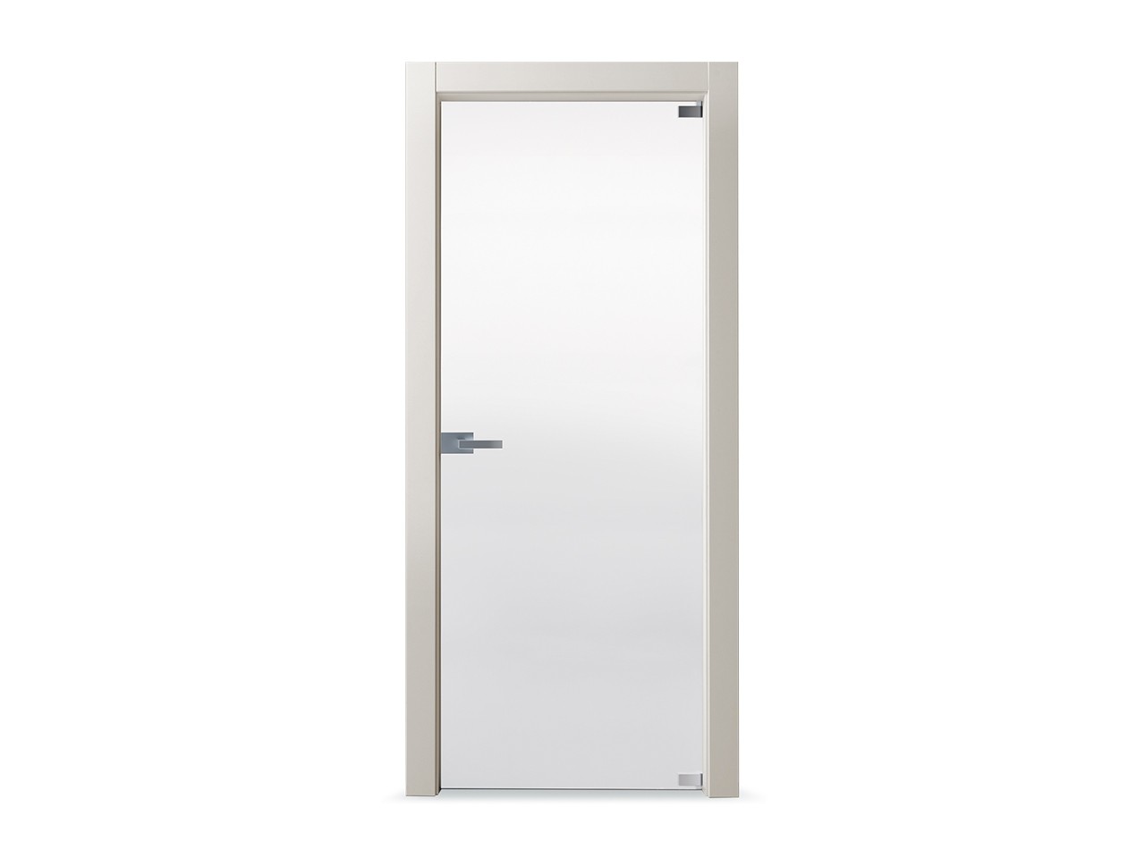 Hinged Door Open Glass with Transparent Glass 90Xh210 cm Silk Right ...