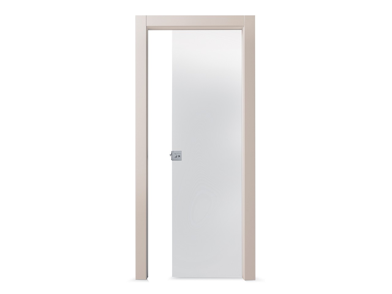 OPEN GLASS SLIDING DOOR WITH SATIN GLASS 70XH210 CM SAND FOR ...